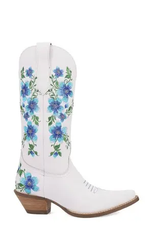 DINGO Posie Knee High Western Boot - Blue