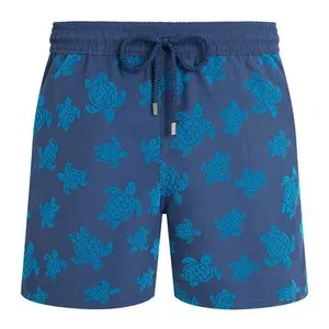 Vilebrequin Moorea Flocked Ronde Des Tortues Swim Shorts - Evening