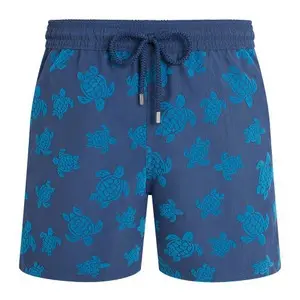 Vilebrequin Moorea Flocked Ronde Des Tortues Swim Shorts - Evening