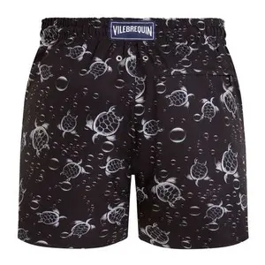 Vilebrequin Micro-perforated Ultra-light Packable Swim Shorts - Black