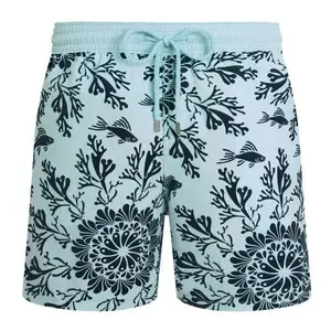 Vilebrequin Moorea Flocked Coral Mandala Swim Shorts Oxygen