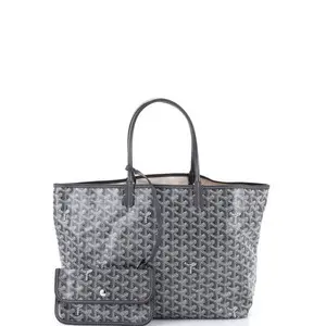 Goyard Saint Louis Tote Coated Canvas Pm - Grey