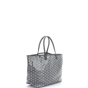 Goyard Saint Louis Tote Coated Canvas Pm - Grey