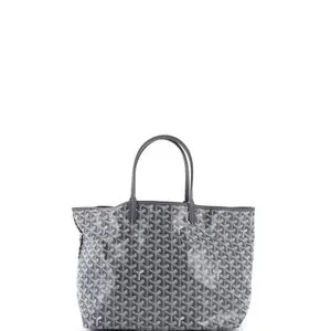 Goyard Saint Louis Tote Coated Canvas Pm - Grey