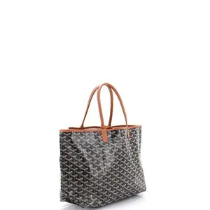 Goyard Saint Louis Tote Coated Canvas Pm - Brown
