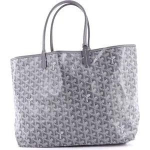 Goyard Saint Louis Pm Tote Coated Canvas - Gray