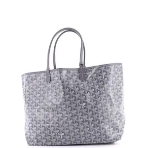 Goyard Saint Louis Tote Coated Canvas Pm - Grey