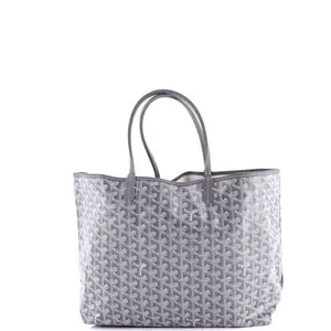 Goyard Saint Louis Tote Coated Canvas Pm - Grey