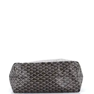 Goyard Saint Louis Tote Coated Canvas Gm - Black