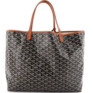 Goyard Saint Louis Tote Coated Canvas Gm - Brown
