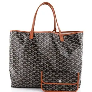 Goyard Saint Louis Tote Coated Canvas Gm - Brown