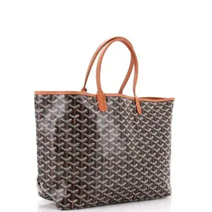 Goyard Saint Louis Tote Coated Canvas Pm - Brown