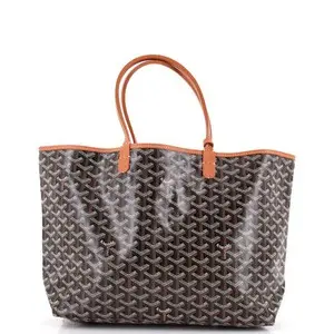 Goyard Saint Louis Tote Coated Canvas Pm - Brown