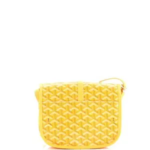 Goyard Belvedere Ii Messenger Bag Coated Canvas Pm - Yellow