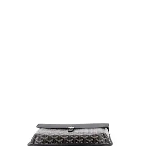 Goyard Coursier Messenger Bag Coated Canvas And Leather - Black