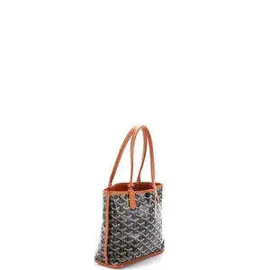 Goyard Anjou Reversible Tote Coated Canvas Mini - Brown