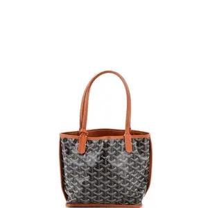 Goyard Anjou Reversible Tote Coated Canvas Mini - Brown