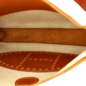 Hermès Evelyne Bag Gen Iii Toile And Leather Pm