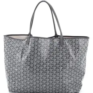 Goyard Saint Louis Tote Coated Canvas Gm - Grey