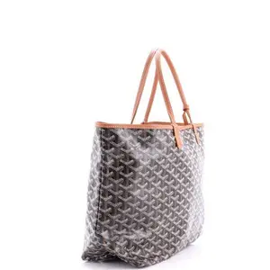Goyard Saint Louis Tote Coated Canvas Pm - Brown