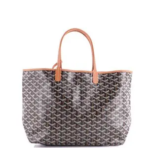 Goyard Saint Louis Tote Coated Canvas Pm - Brown