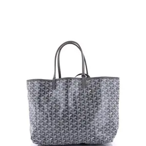 Goyard Saint Louis Tote Coated Canvas Pm - Grey