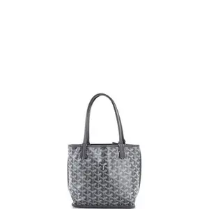 Goyard Anjou Reversible Tote Coated Canvas Mini - Gray
