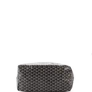 Goyard Saint Louis Tote Coated Canvas Gm - Black