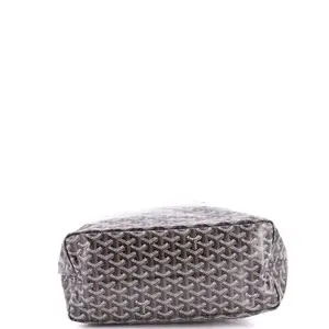 Goyard Saint Louis Tote Coated Canvas Pm - Black