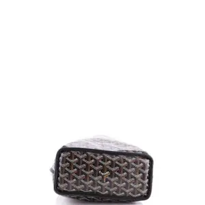 Goyard Anjou Reversible Tote Coated Canvas Mini - Black
