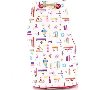 Hermès Petit Chalutier Duffle Bag Printed Canvas - Multicolor