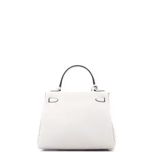 Hermès Kelly Handbag Togo With Palladium Hardware 25 - Grey