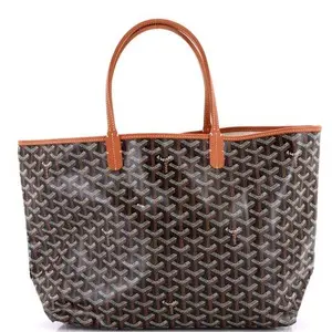 Goyard Saint Louis Tote Coated Canvas Pm - Brown