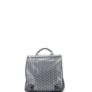 Goyard Saint Leger Briefcase Backpack Coated Canvas