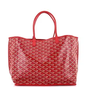 Goyard Anjou Reversible Tote Coated Canvas Pm - Red