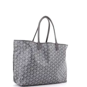 Goyard Saint Louis Tote Coated Canvas Pm - Grey