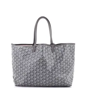Goyard Saint Louis Tote Coated Canvas Pm - Grey