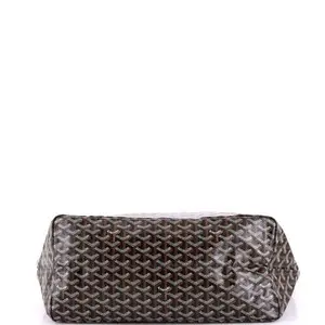 Goyard Saint Louis Tote Coated Canvas Gm - Black