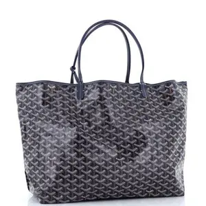 Goyard Saint Louis Tote Coated Canvas Gm - Blue