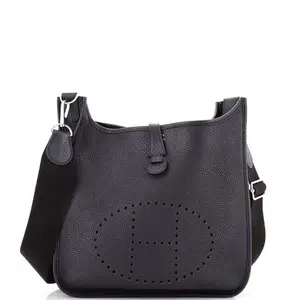 Hermès Evelyne Bag Gen Iii Clemence Pm - Noir