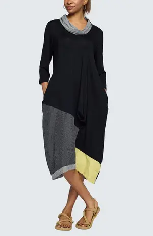 LUUKAA Ember Long Viscose Jersey Dress
