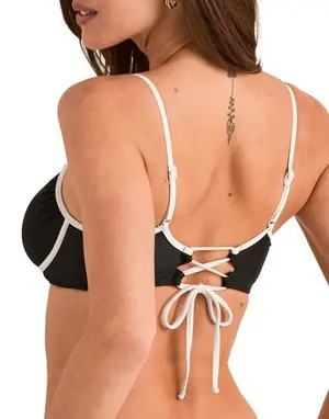 ADORE ME River Swimwear Top - Black