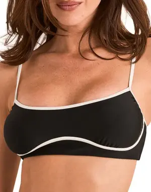 ADORE ME River Swimwear Top - Black