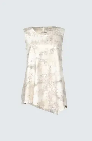 LUUKAA Willow Printed Sleeveless Top