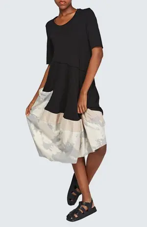 LUUKAA Selene Long Cotton Jersey Dress - Original