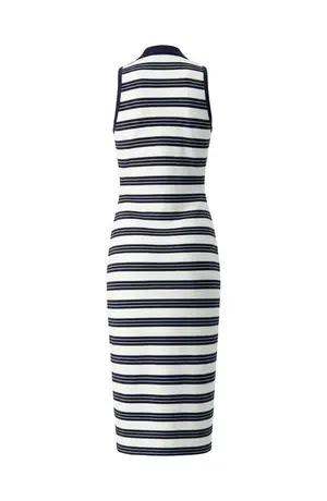 IVONNE Sleeveless Striped Long Dress