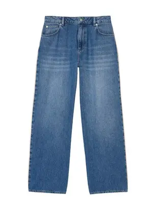 Mint Velvet Lace Trim Straight Leg Jeans
