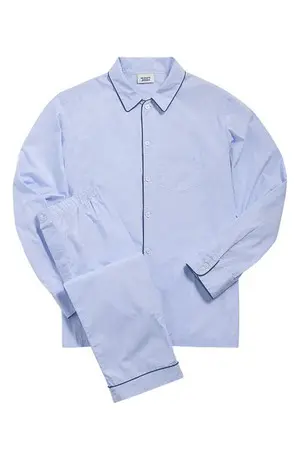 Sleepy Jones Henry Pajama Set - Blue