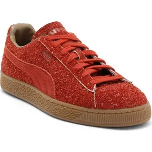 PUMA X Daniëlle Cathari Fuzzy Suede Sneakers - Mars Red