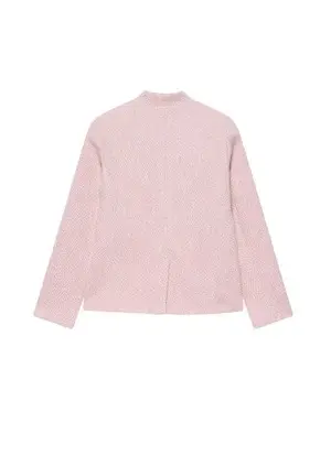 Mint Velvet Cotton-blend Bouclé Jacket - Light Pink